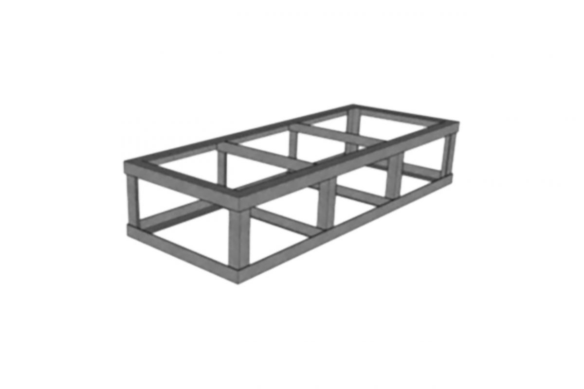 Custom Metal Support Frames - All Access Flooring