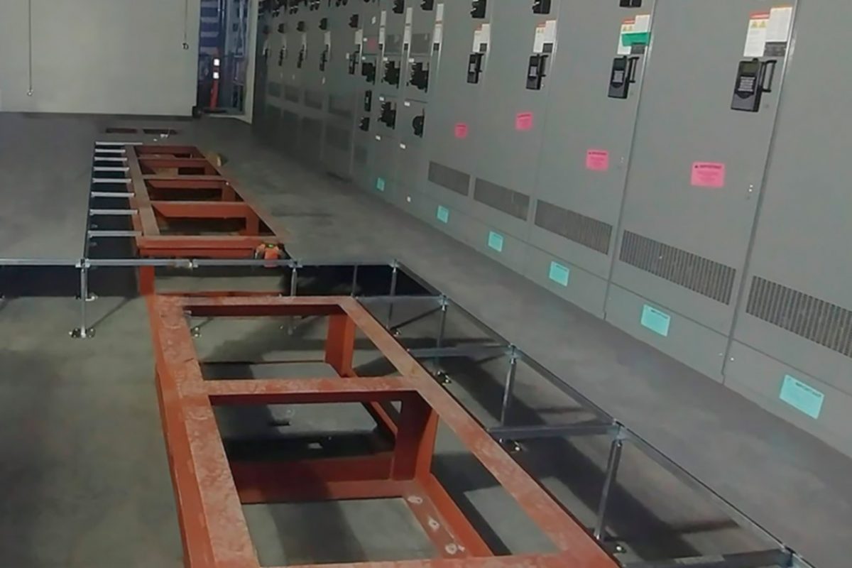 Custom Metal Support Frames - All Access Flooring